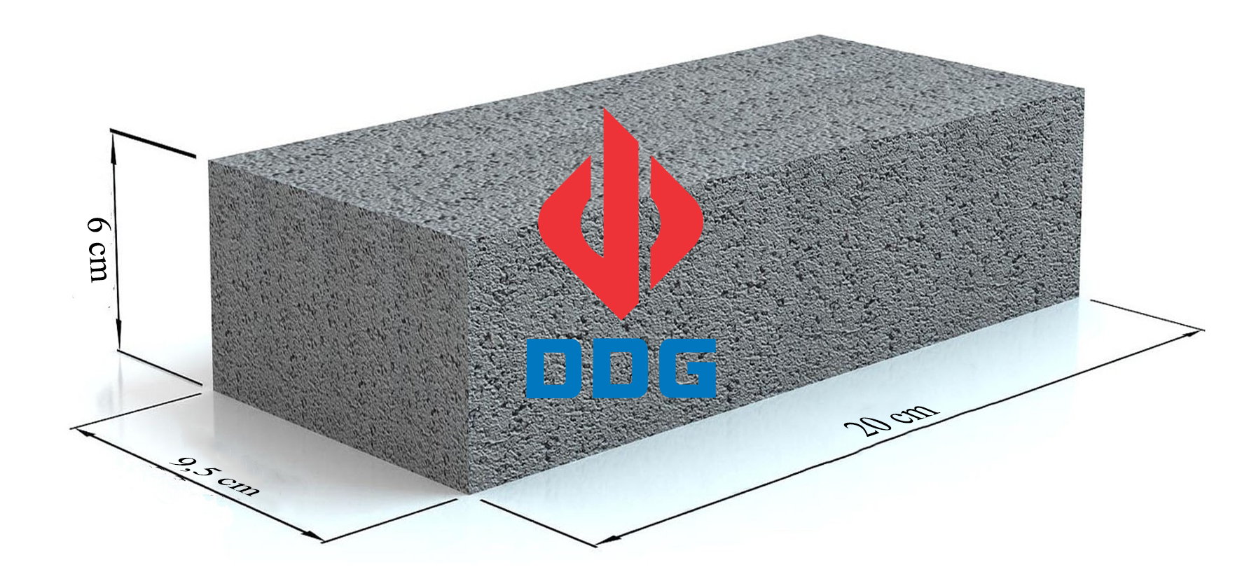 GẠCH ĐẶC NGANG 95, 200X95X60